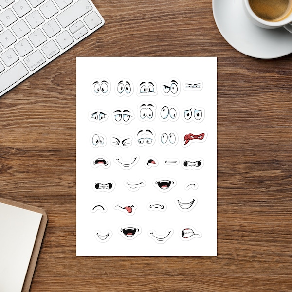 Eyes Sticker - Etsy