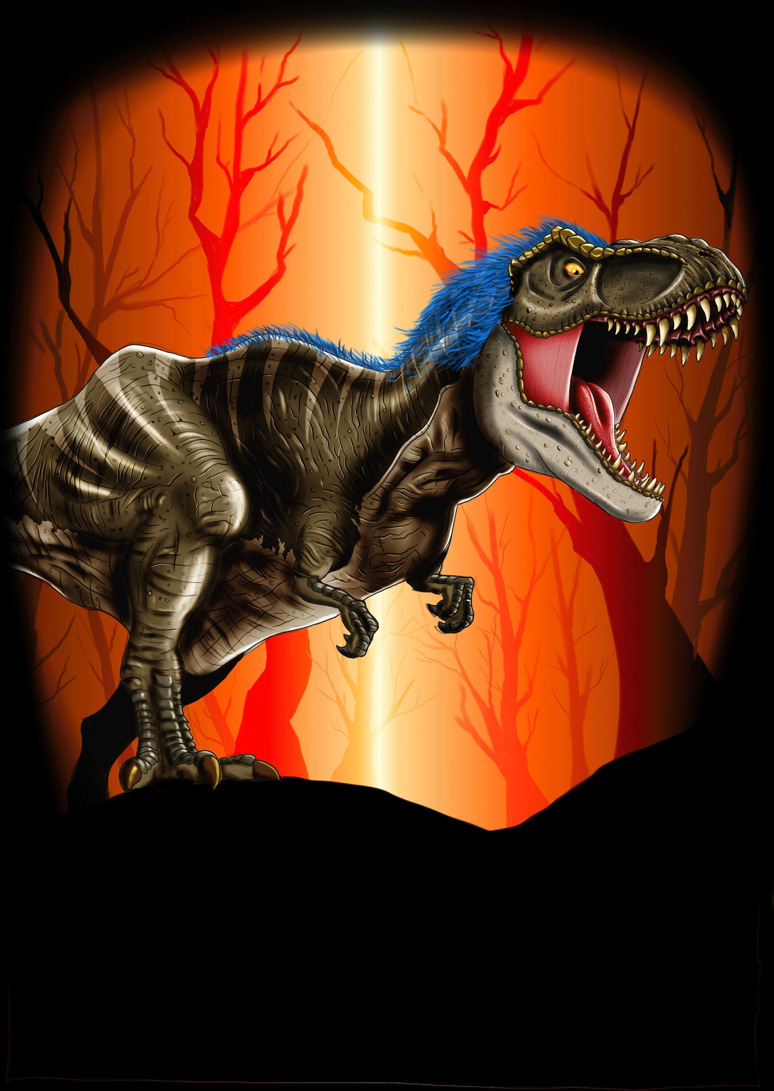 Dinosaur Digital Image T-rex Digital Download Tyrannosaurus Image ...
