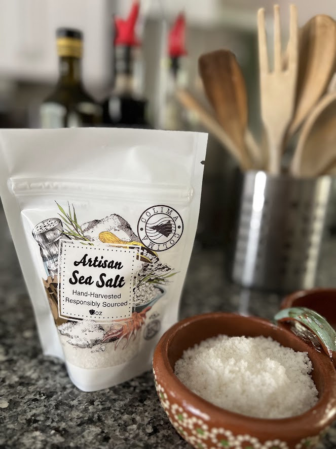 Colima All Natural Sea Salt. Low Sodium and Hand-harvested 8 Oz. Bag - Etsy