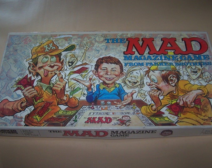 Vintage the Mad Magazine Board Game Complete 1979 Parker Brothers ...