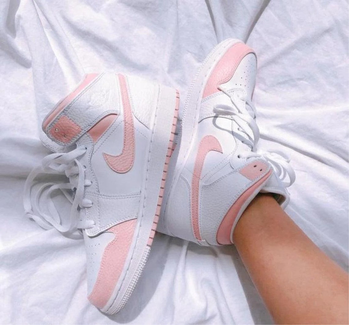 Custom Baby Pink Nike Air Jordan 1's Sneakers - Etsy