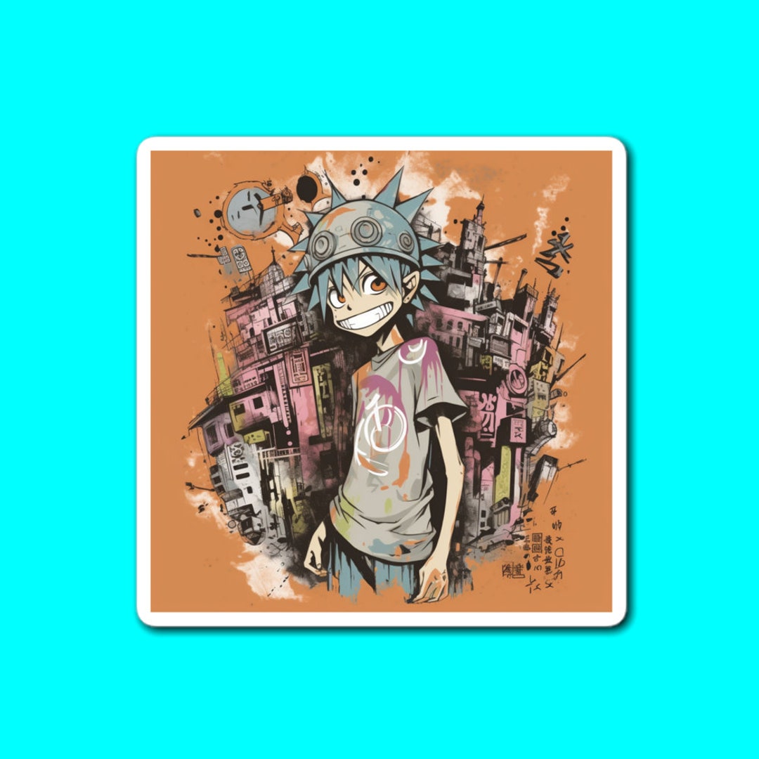 Spike Japan Street Art Sticker - Etsy
