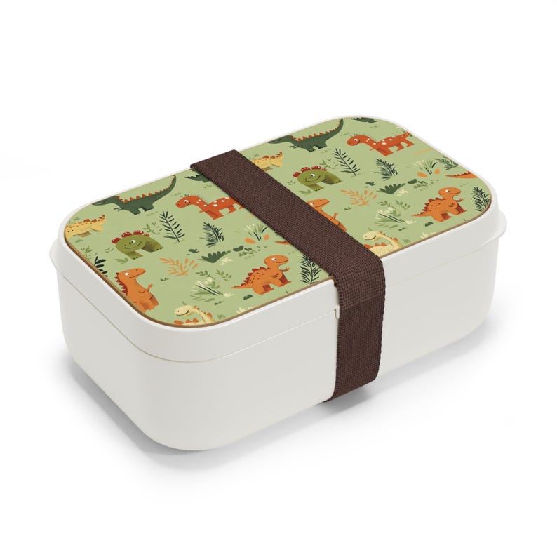 Cute Dinosaur Lunch Box for Toddlers & Kids – Bento Style, Bpa-free ...