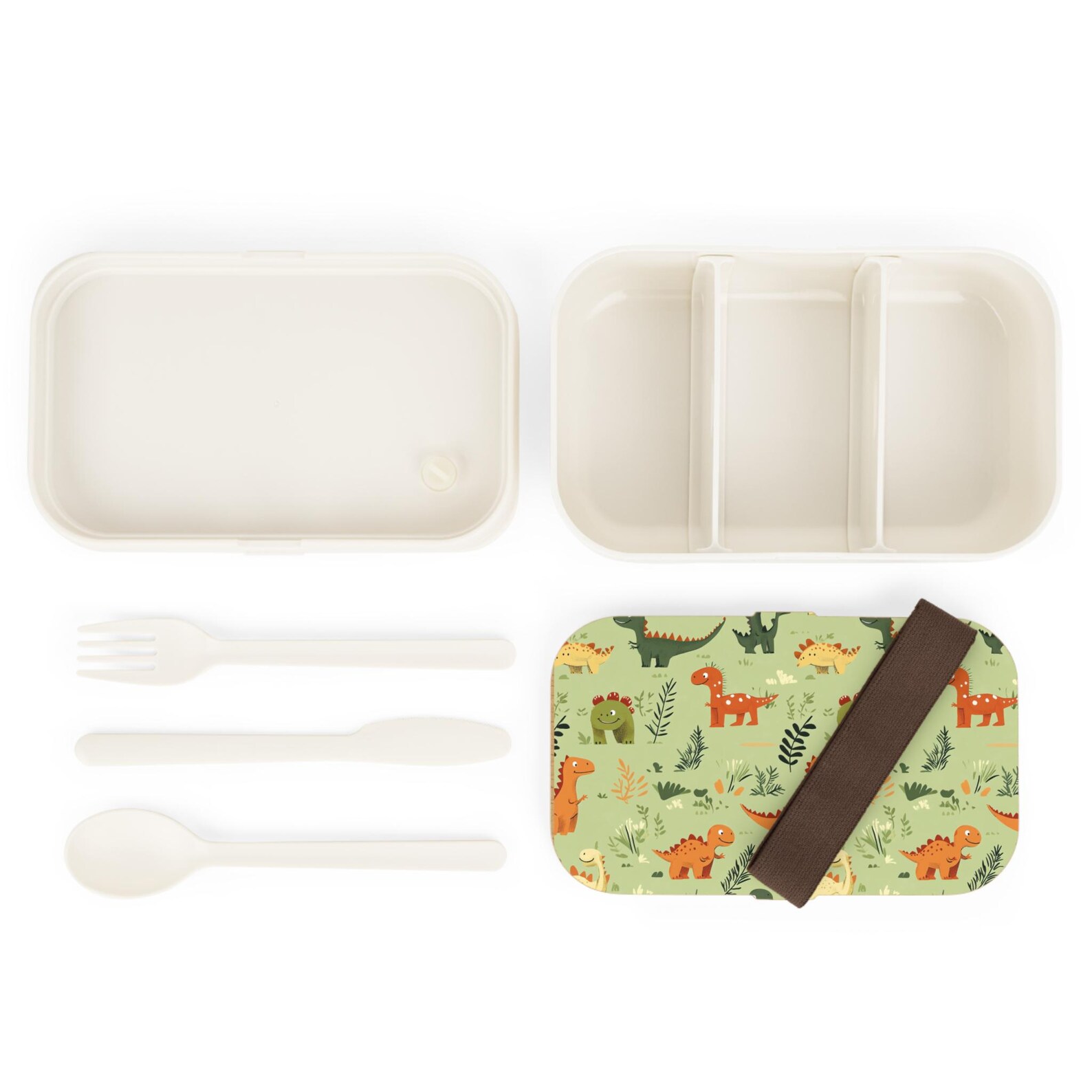 Cute Dinosaur Lunch Box for Toddlers & Kids – Bento Style, Bpa-free ...
