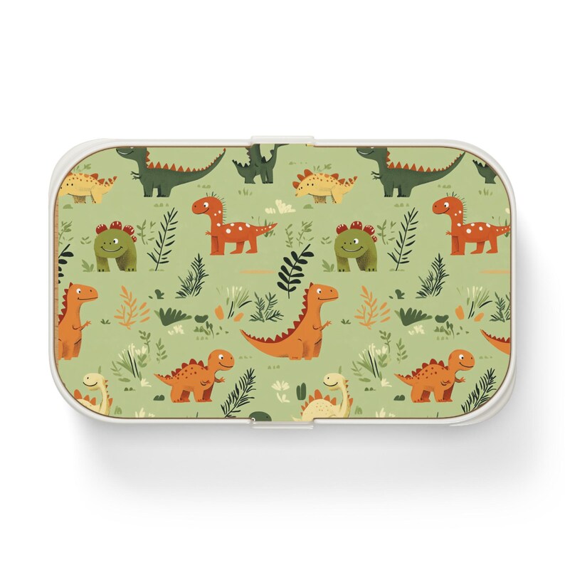 Cute Dinosaur Lunch Box for Toddlers & Kids – Bento Style, Bpa-free ...