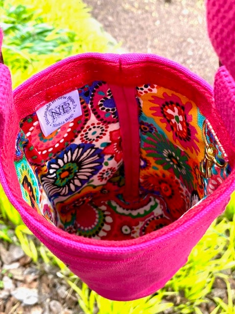 Hot Pink Tote Bag of Ninbia Bags of New Hope Crossbody - Etsy