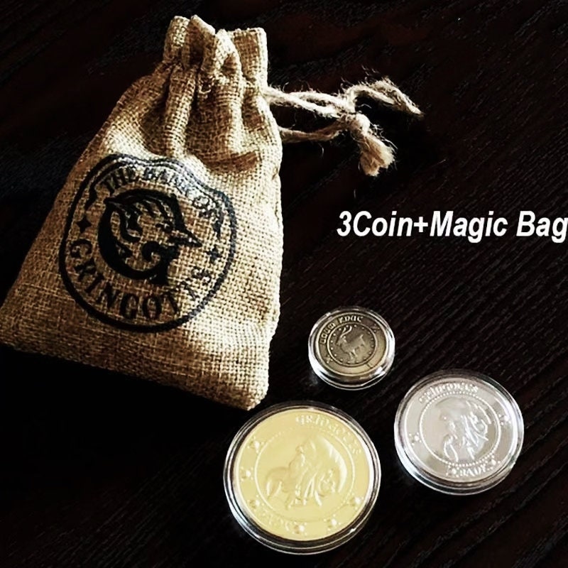 Gringotts Bank Coins Galleon Gold Wizarding World Currency - Etsy Sweden