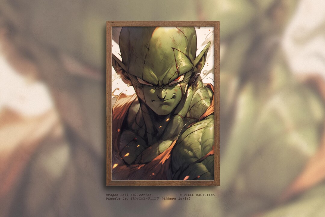 Piccolo Jr Portrait DBZ Anime Wallpaper Digital Download Dragon Ball Z ...