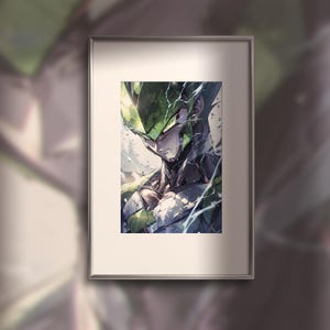 Cell Portrait DBZ Anime Wallpaper Digital Download Dragon Ball Z Gift ...