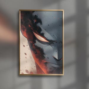 Jiren Portrait DBZ Anime Wallpaper Digital Download Dragon Ball Z Gift ...