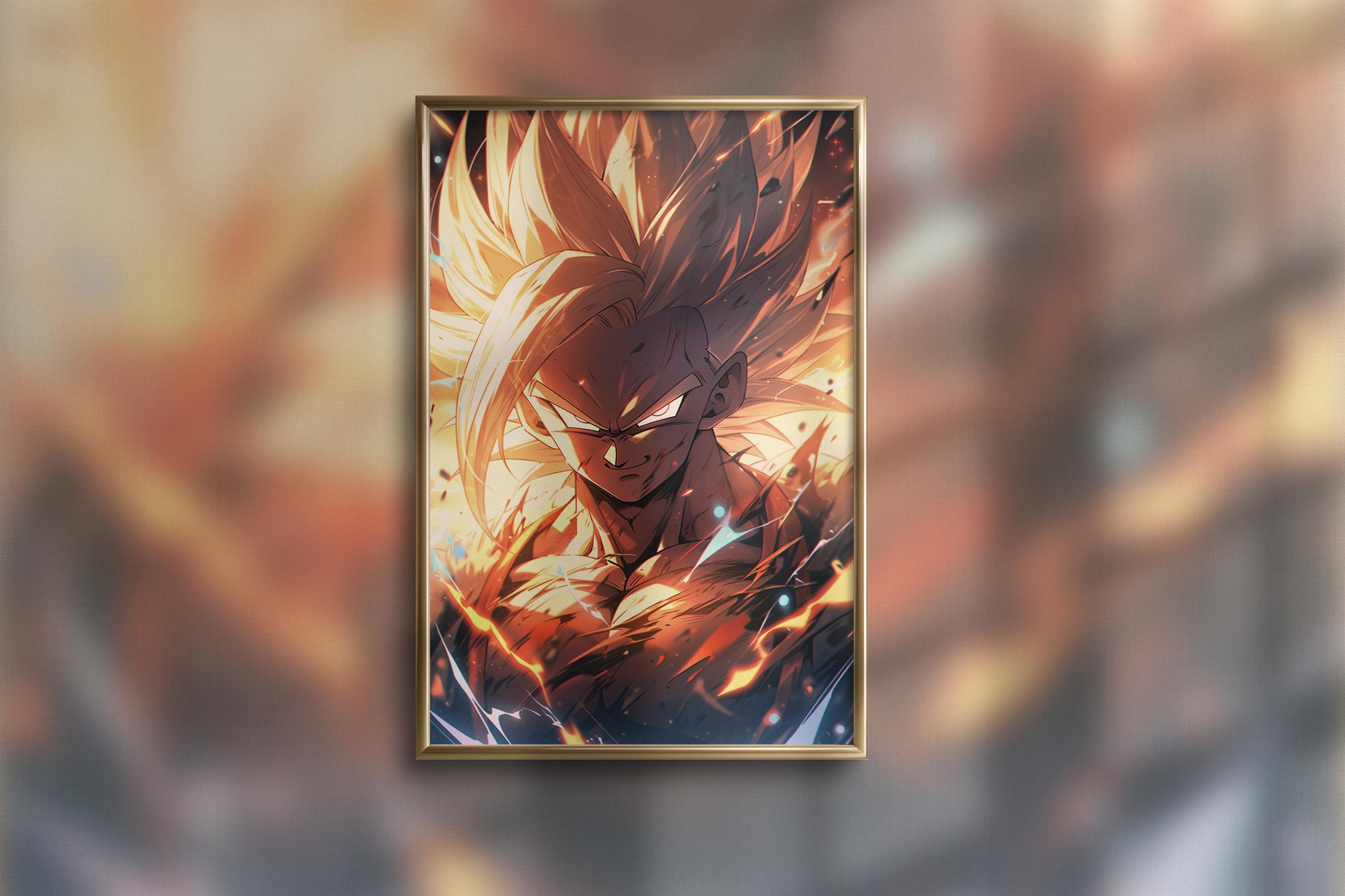 Son Gohan Portrait DBZ Anime Wallpaper Digital Download Dragon Ball Z ...