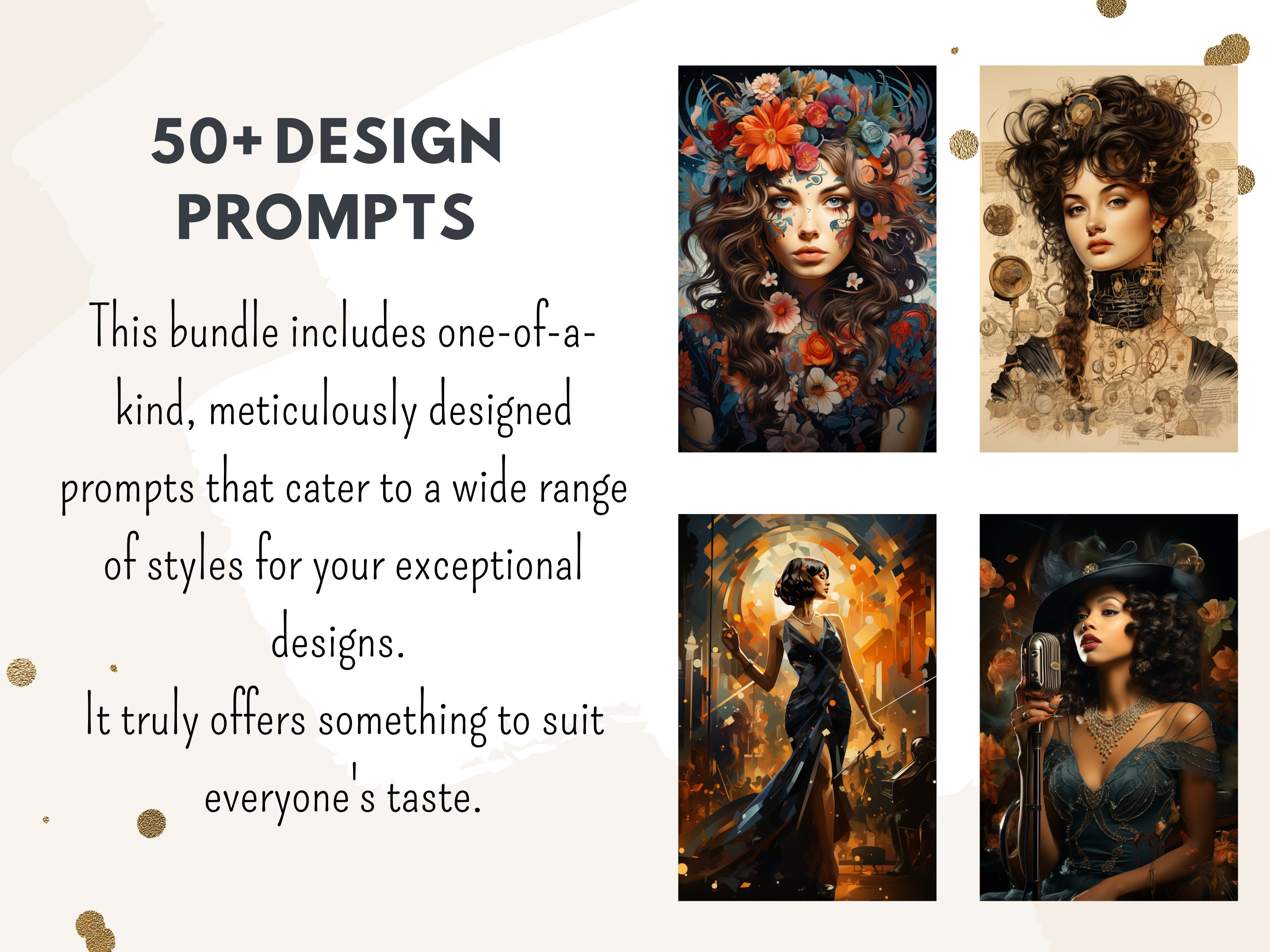 100+ Vintage Woman Posters Midjourney Prompts | Create Perfect ...