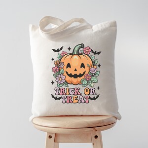 Trick-or-treat Bag, Halloween Bag, Halloween Tote, Kids Halloween Bag ...