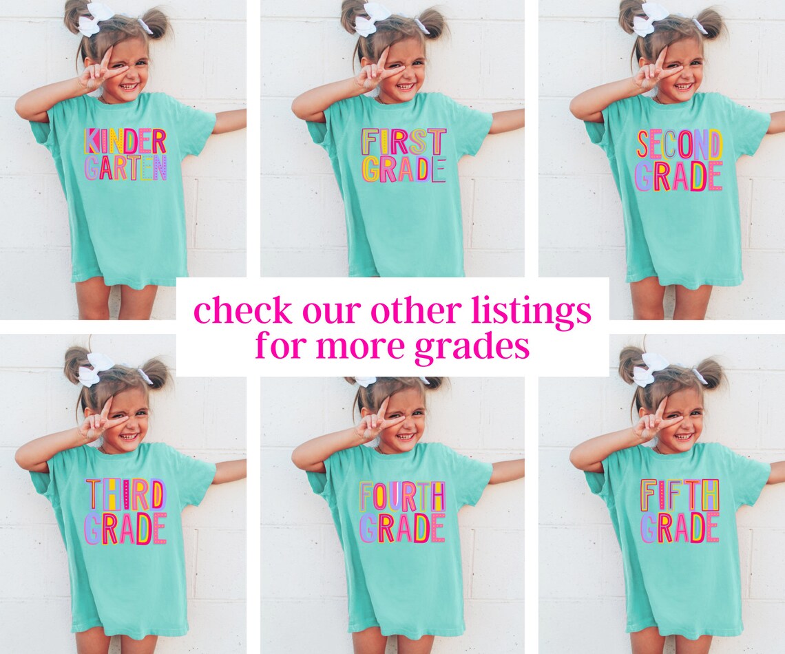 Fourth Grade Shirt, Back to School Shirt, Girls School Shirt, Custom ...
