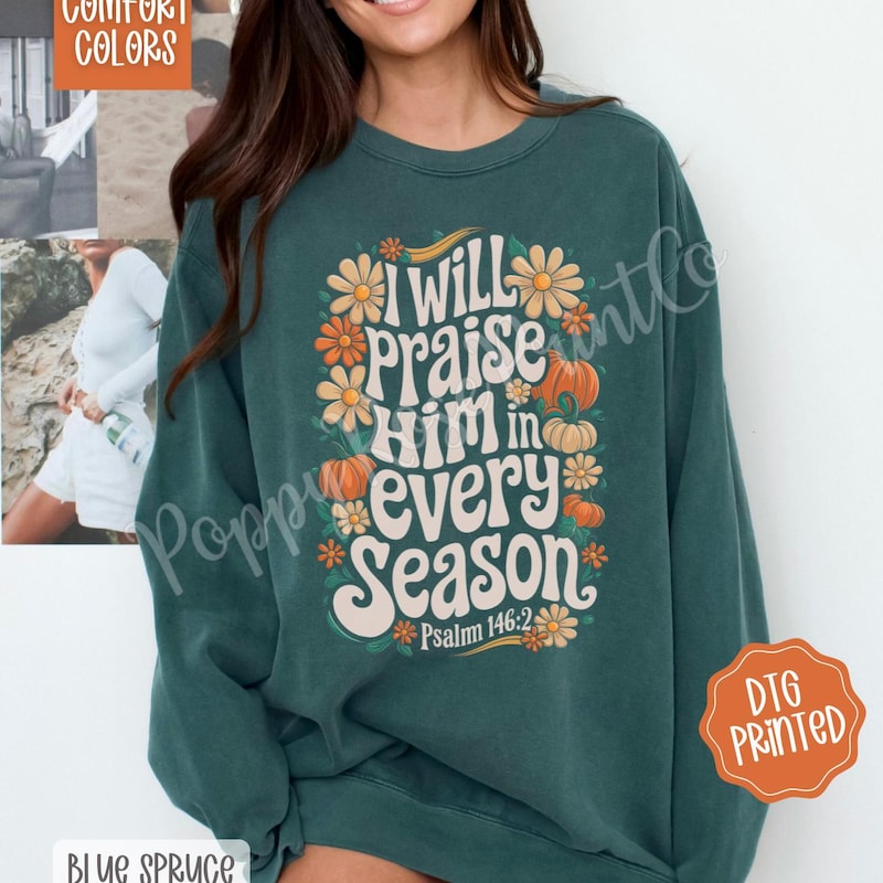 Christian Embroidered Sweatshirt - Etsy