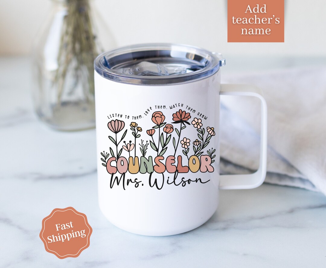 Custom School Counselor Gifts, Counselor Coffee Mug, Gift for School ...
