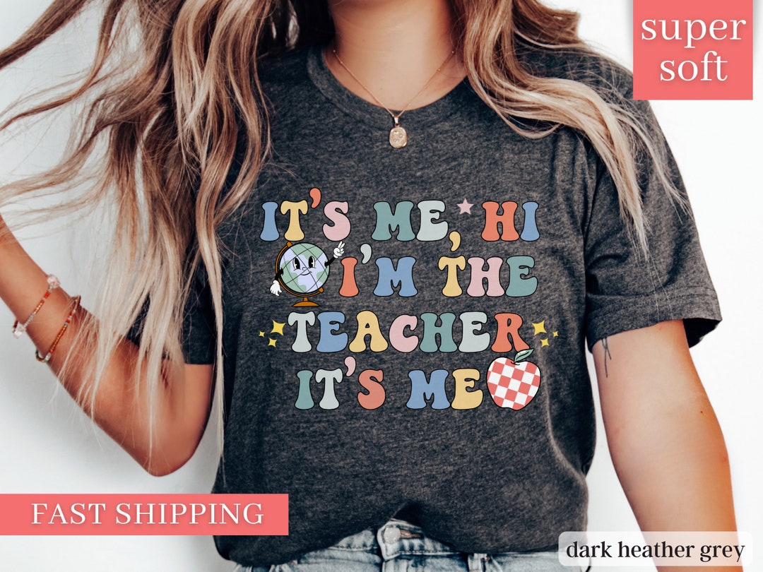 Retro Teacher Shirts, Back to School Teacher Shirt, First Day of School ...
