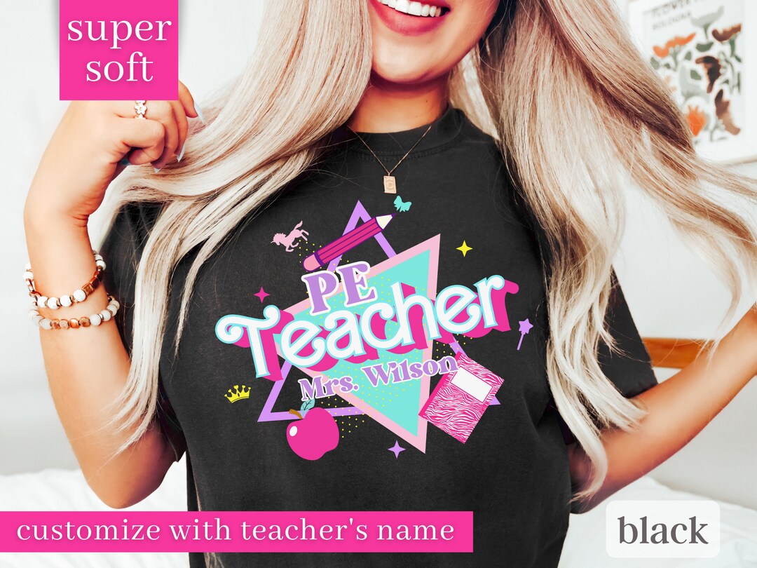 Retro PE Teacher Shirt, PE Teacher Gift, Back to School Shirt, in My PE ...