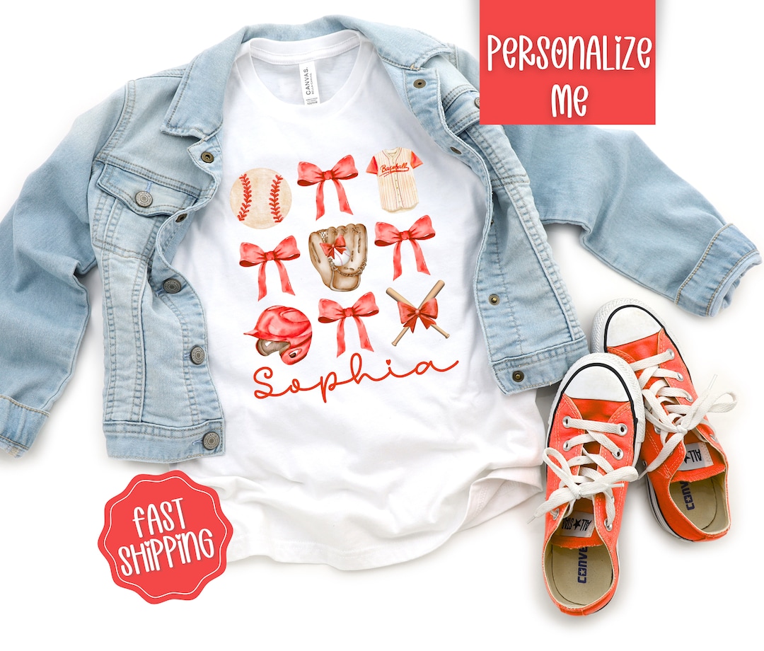 Custom Baseball Sister T-shirt, Baseball Sis Shirt, Baseball Sister ...