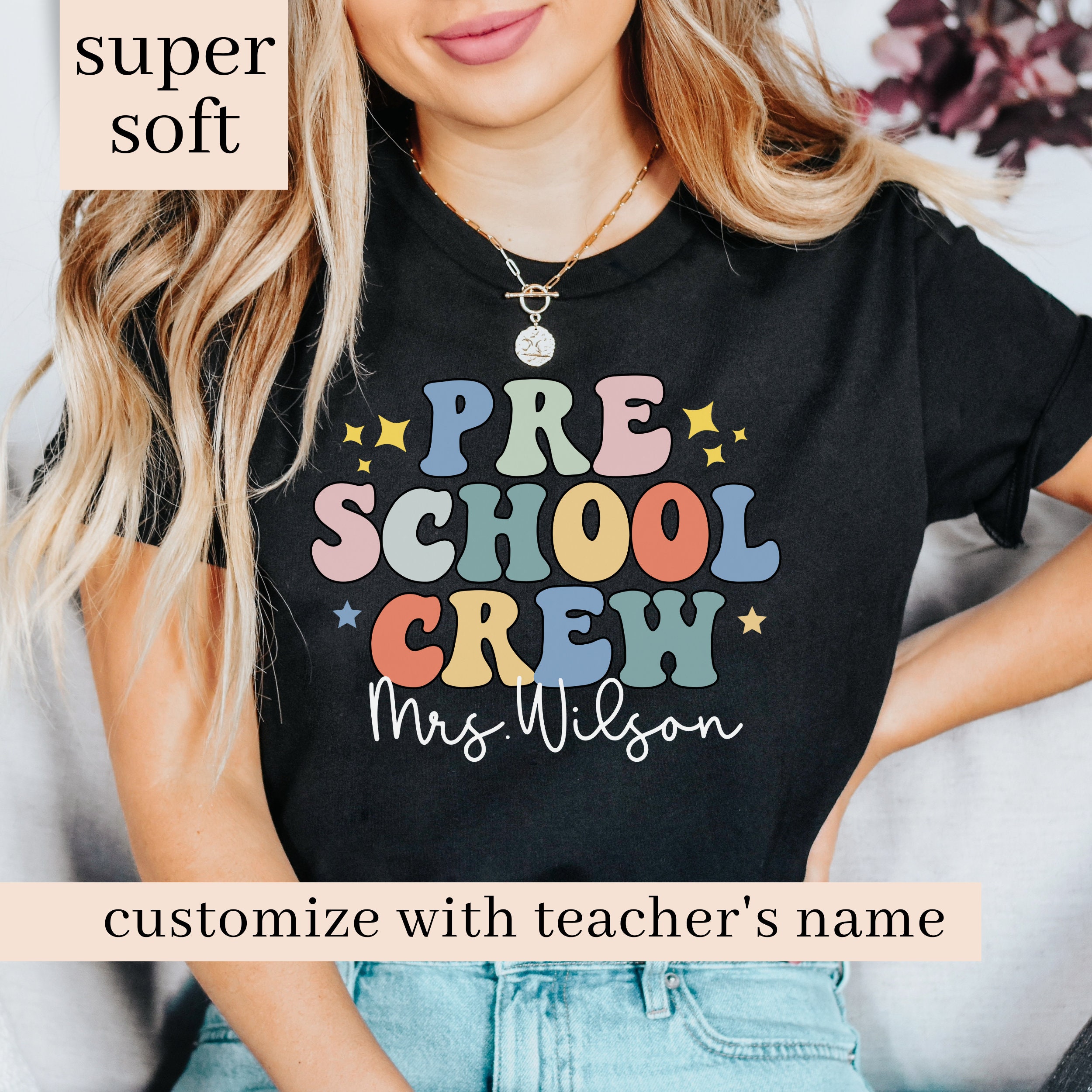 Preschool Crew Pre-k Squad Prek Teacher Shirt Prek Teacher - Etsy