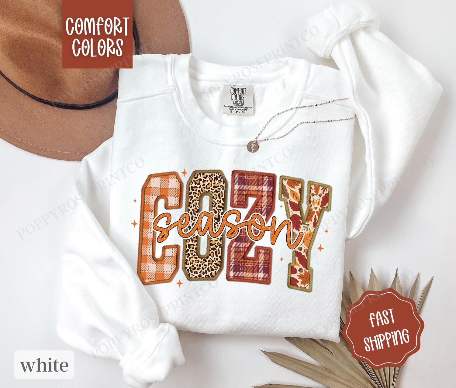 Cozy Season Sweatshirt Comfort Colors, Fall Sweater, Womenswear Fall ...