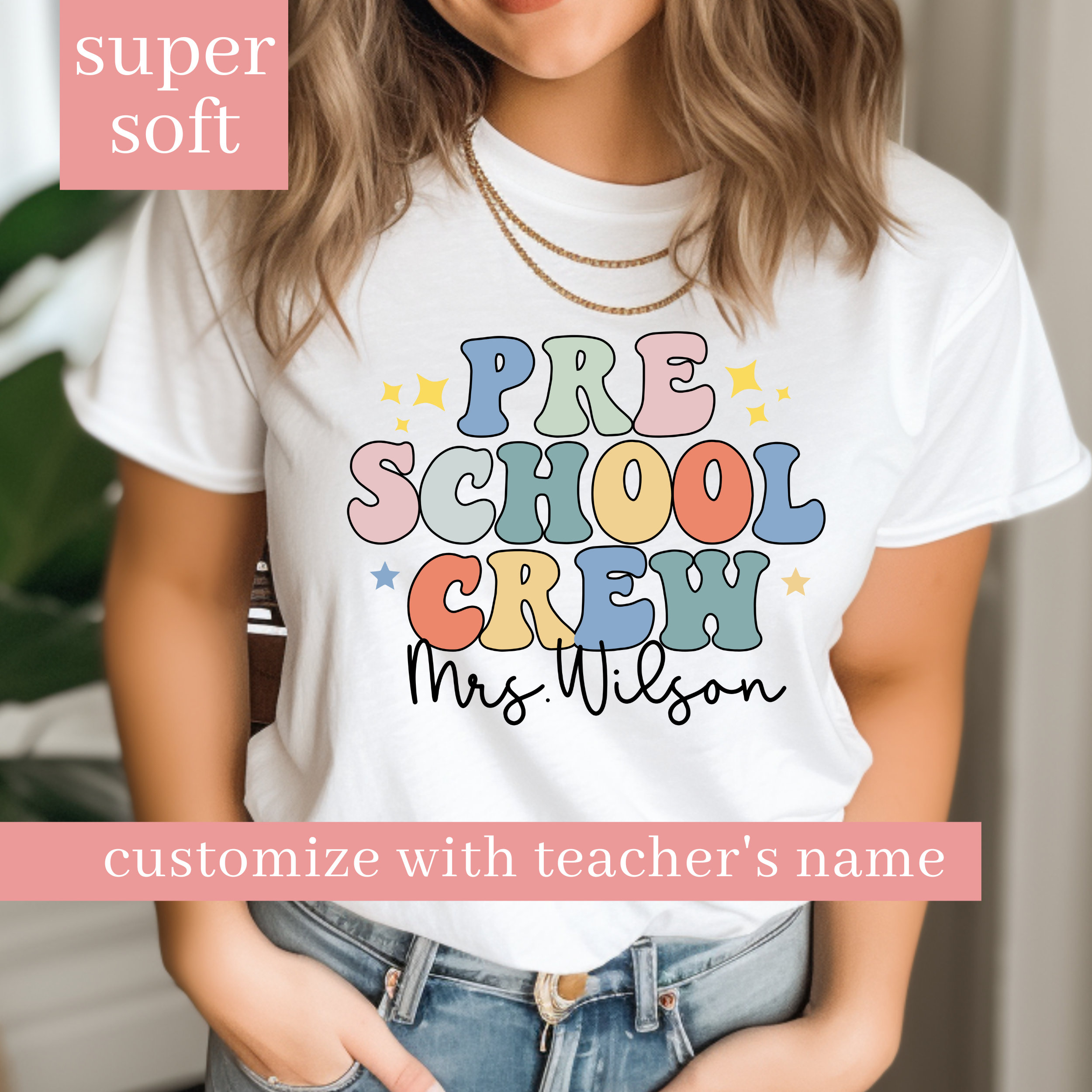 Preschool Crew Pre-k Squad Prek Teacher Shirt Prek Teacher - Etsy