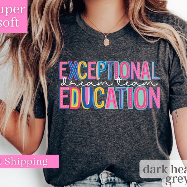 Exceptional Ed Teacher Shirts - Etsy