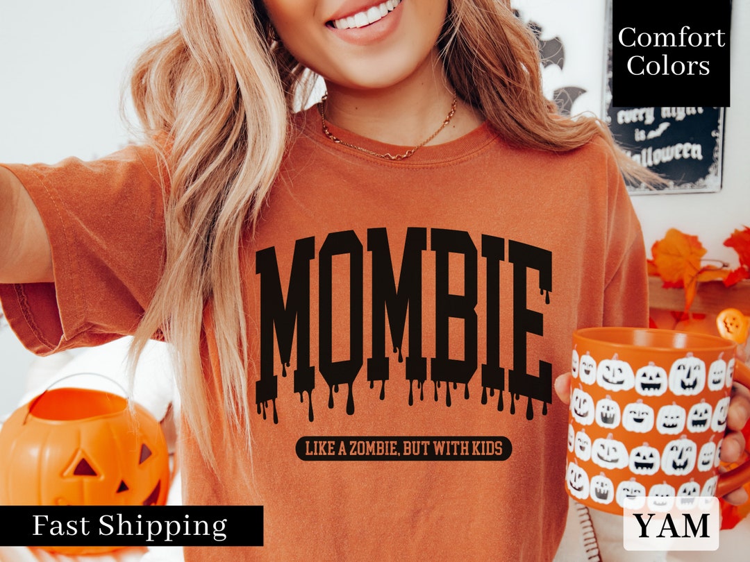 Comfort Colors® Mombie Shirt, Mom Halloween Shirt, Fall Shirt, Mama ...