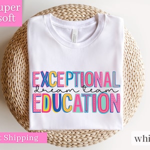 Exceptional Education Teacher Shirt, Personalized Sped Teacher Shirt ...