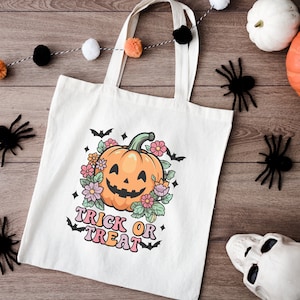 Trick-or-treat Bag, Halloween Bag, Halloween Tote, Kids Halloween Bag ...