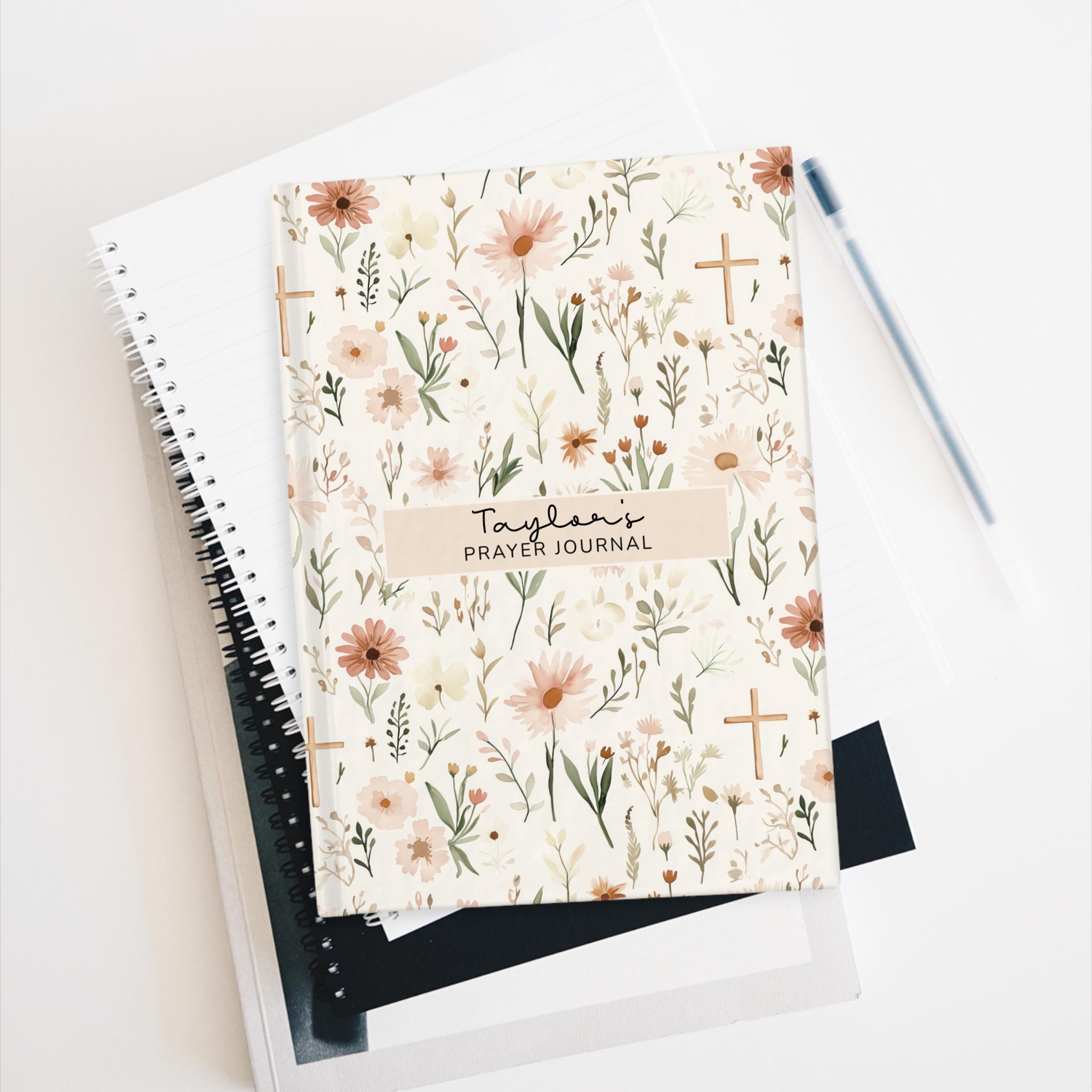 Personalized Christian Journal for Her, Bible Scripture Study Journal ...