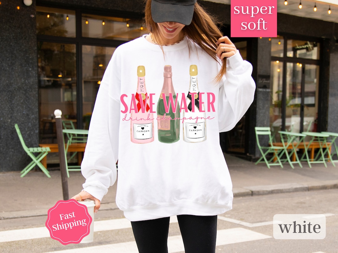 Champagne Problems Sweatshirt , Champagne Sweatshirt, Champagne Lover ...