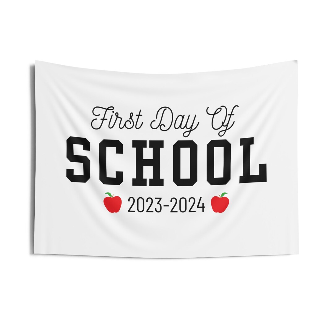 First Day Of School Sign Back To School Sign Personalized Etsy