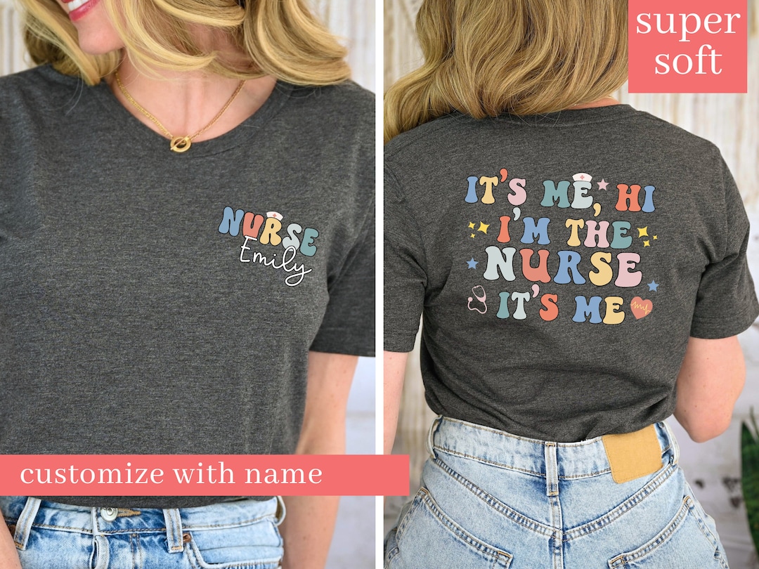 Personalized RN Nurse Shirt, Custom Nurse Shirts, Nurse Life T-shirt ...