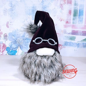 Scandinavian Gnome Sewing Pattern PDF, Video, Printable Template - Etsy