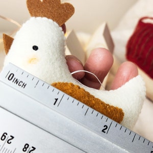 Felt Chicken Sewing Pattern - DIY Tutorial - Etsy