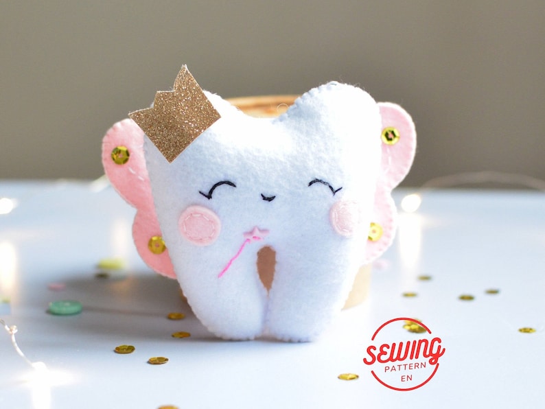 Tooth Fairy PDF Sewing Pattern From Felt With Printable Certificate - Etsy