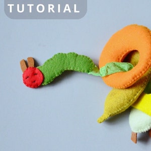 Felt Hungry Caterpillar Toy Pattern Set: Sensory Play (PDF Pattern) - Etsy