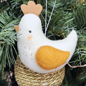 Felt Chicken Sewing Pattern - DIY Tutorial - Etsy