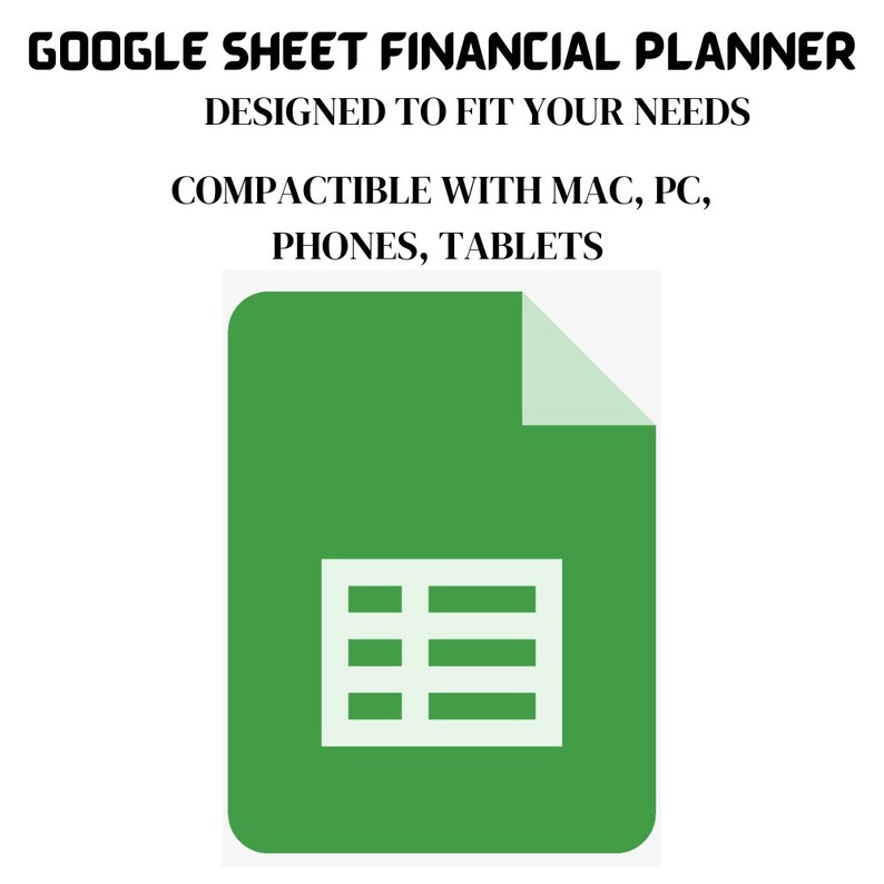 Income Tracker Spreadsheet All in One Financial Planner Expense Tracker ...
