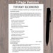 Classic Resume Template Word Ats Friendly Cv Google Docs 1 Page Resume ...