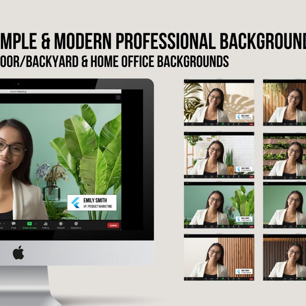 Teams Background Plants - Etsy