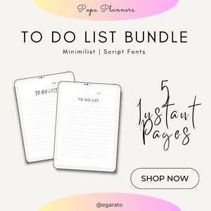 Minimalist to Do List Printable to Do List Printable - Etsy