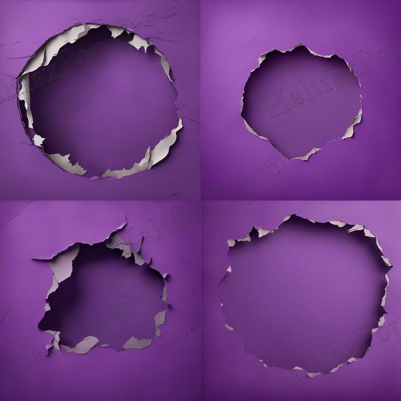 16 Colorful Ripped Paper Backdrops, Ripped Paper Overlay, Maternity ...