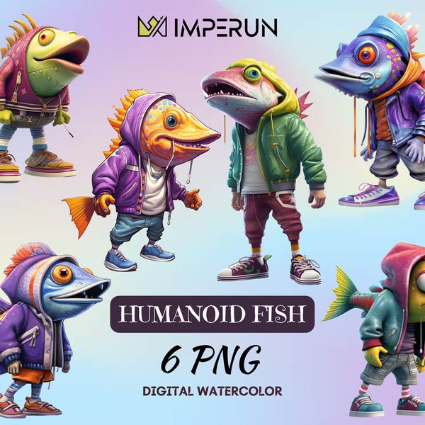Anthropomorphic Fish - Etsy