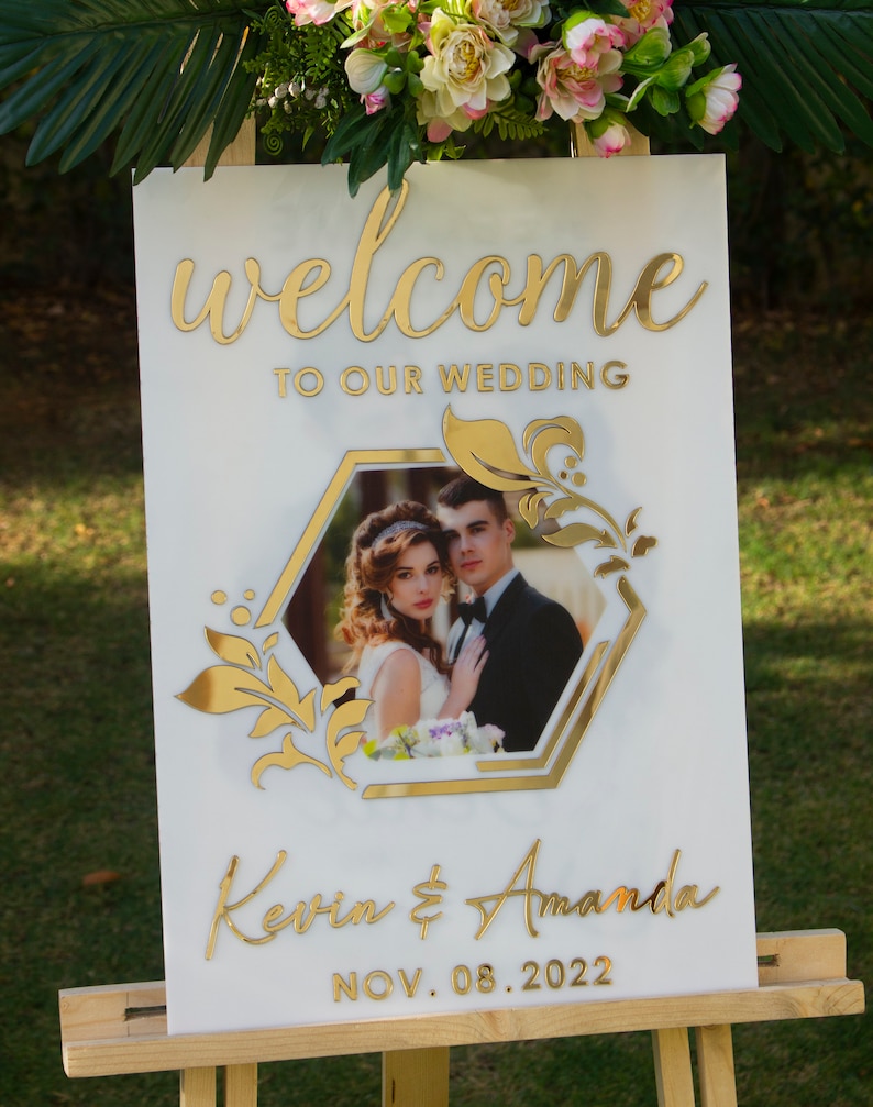 White Acrylic Wedding Sign Board Welcome Sign Board-acrylic - Etsy
