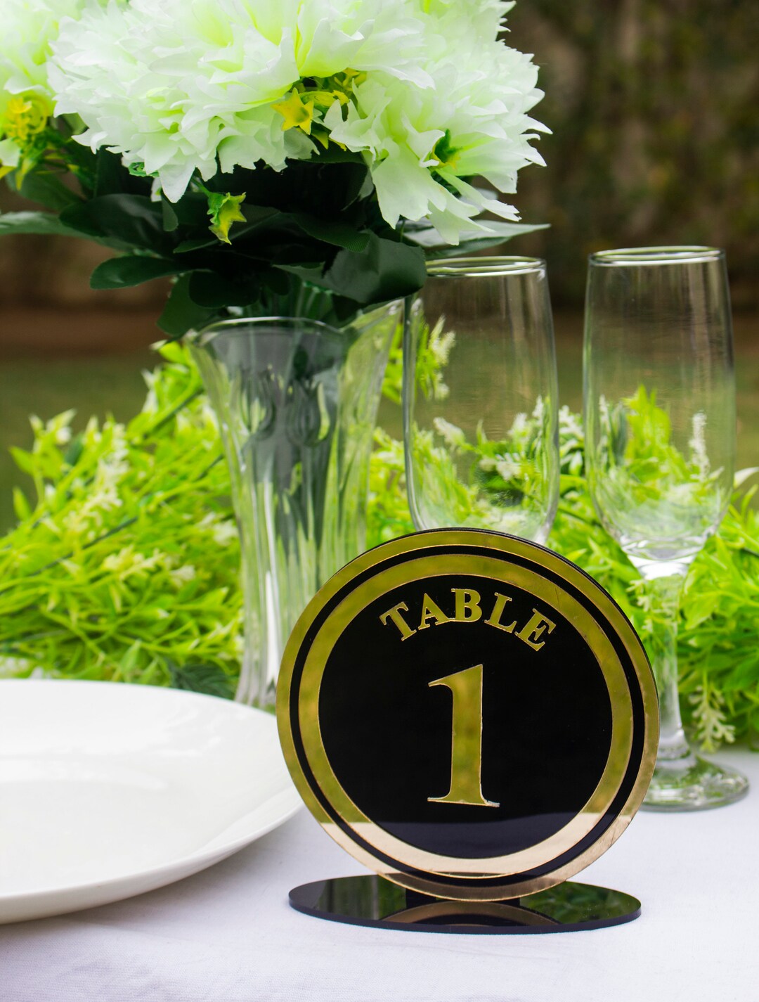 Round Wedding Table Numbers, Wedding Acrylic Table Numbers, Seating ...