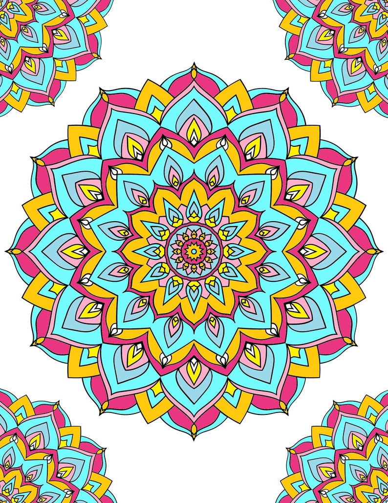 Unique Coloring Pages for Adults 45 Instant Download Coloring - Etsy