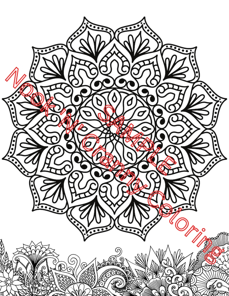 Unique Coloring Pages for Adults 45 Instant Download Coloring - Etsy