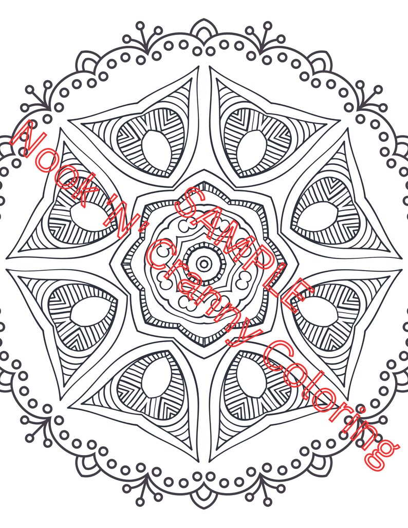 Unique Coloring Pages for Adults 45 Instant Download Coloring - Etsy